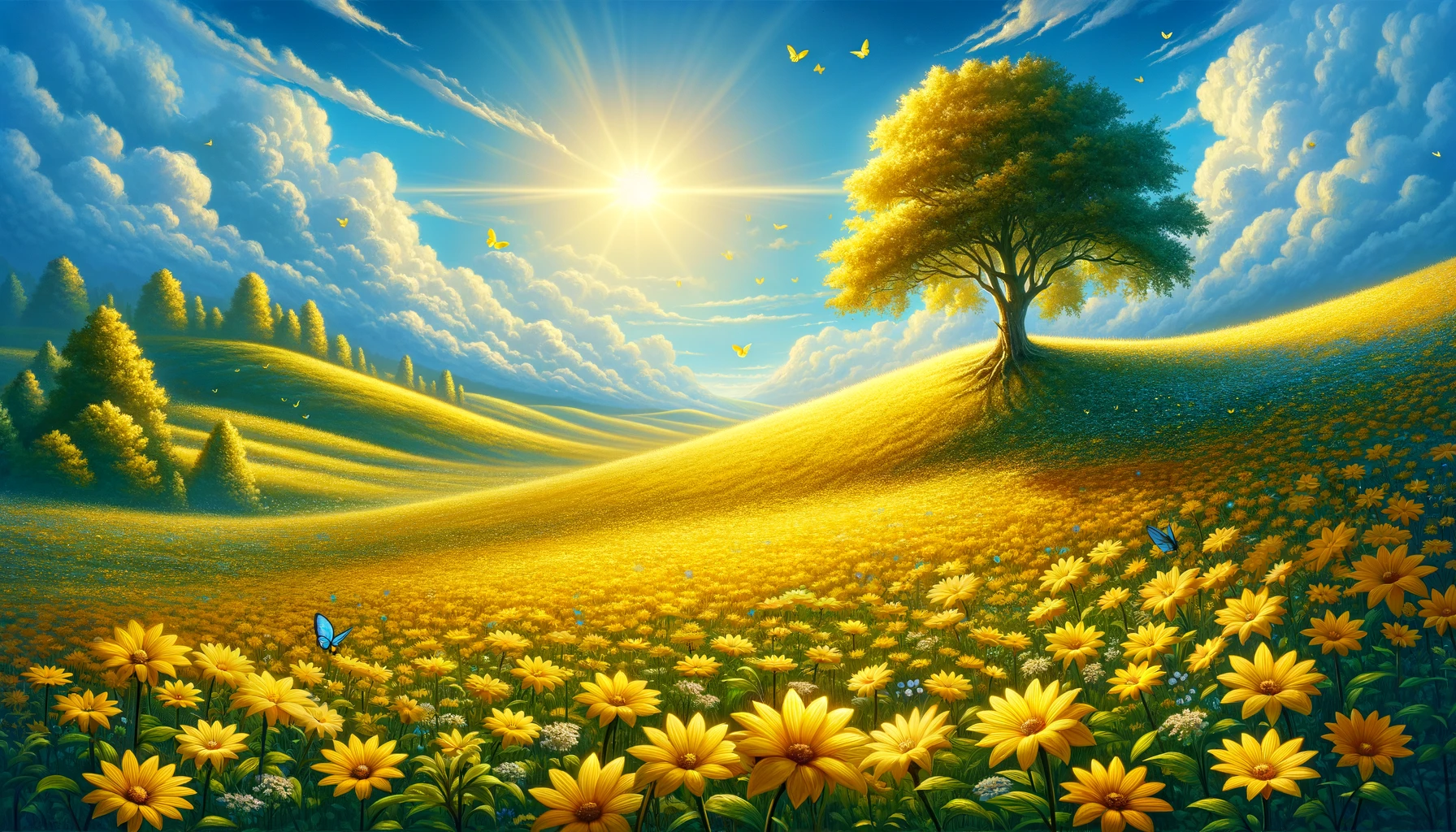 Kuning: Warna yang Penuh Kehangatan dan Kesan Ceria! - Warna Vortixel