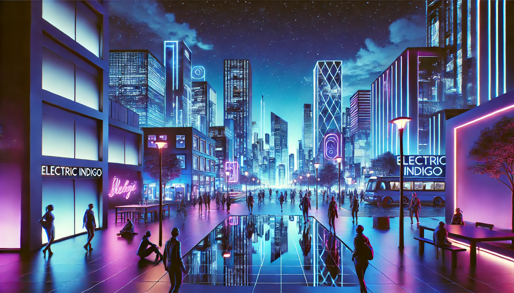 Electric Indigo: Warna Bold yang Penuh Energi dan Gaya - Warna Vortixel