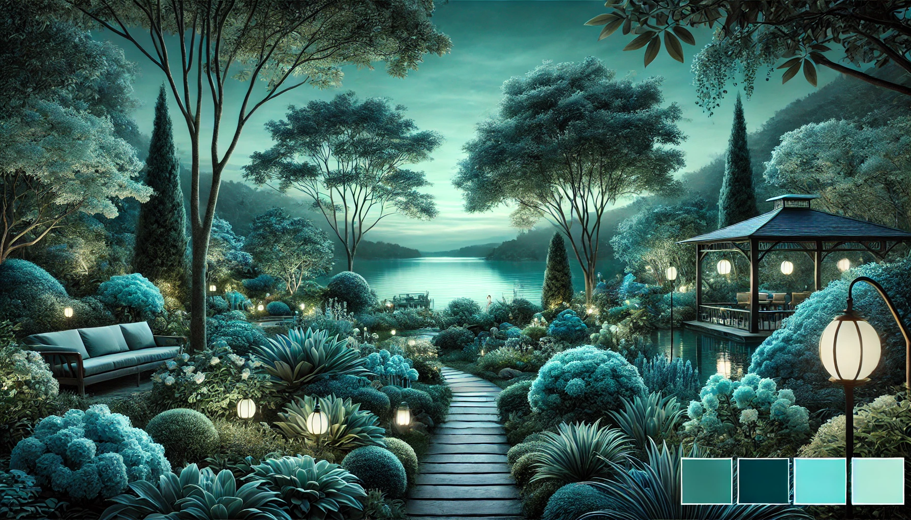 Teal Blue: Warna Kalem dengan Nuansa Elegan dan Menawan - Warna Vortixel