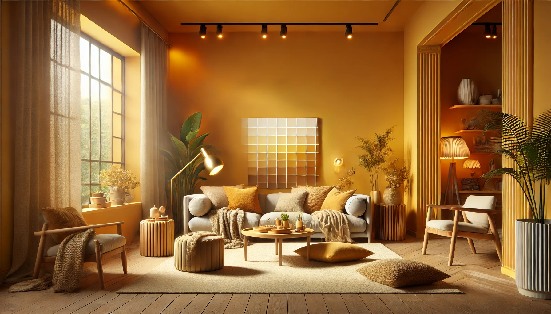 Gingerline: Warna Hangat yang Membuat Rumah Semakin Cozy - Warna Vortixel